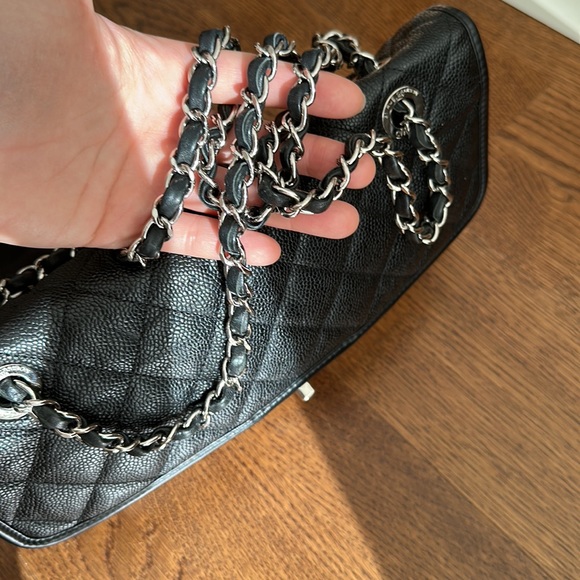 Bags | Chanel Caviar Flap French Riviera | Poshmark